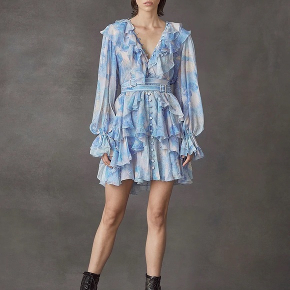 leo & lin | Dresses | Leo And Lin Oceania Silk Dress Tash Oakley | Poshmark